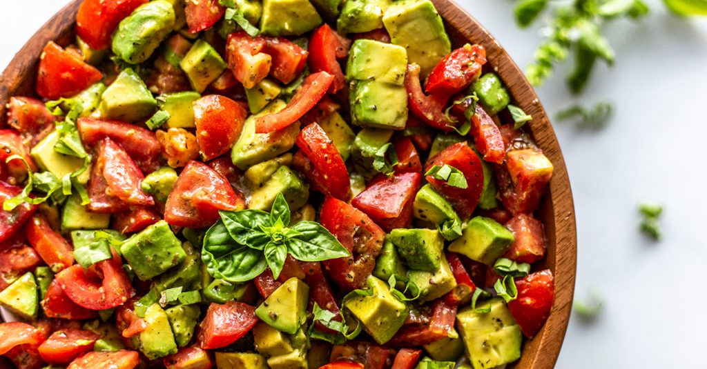 avo tomato salad - Miss Allie's Kitchen