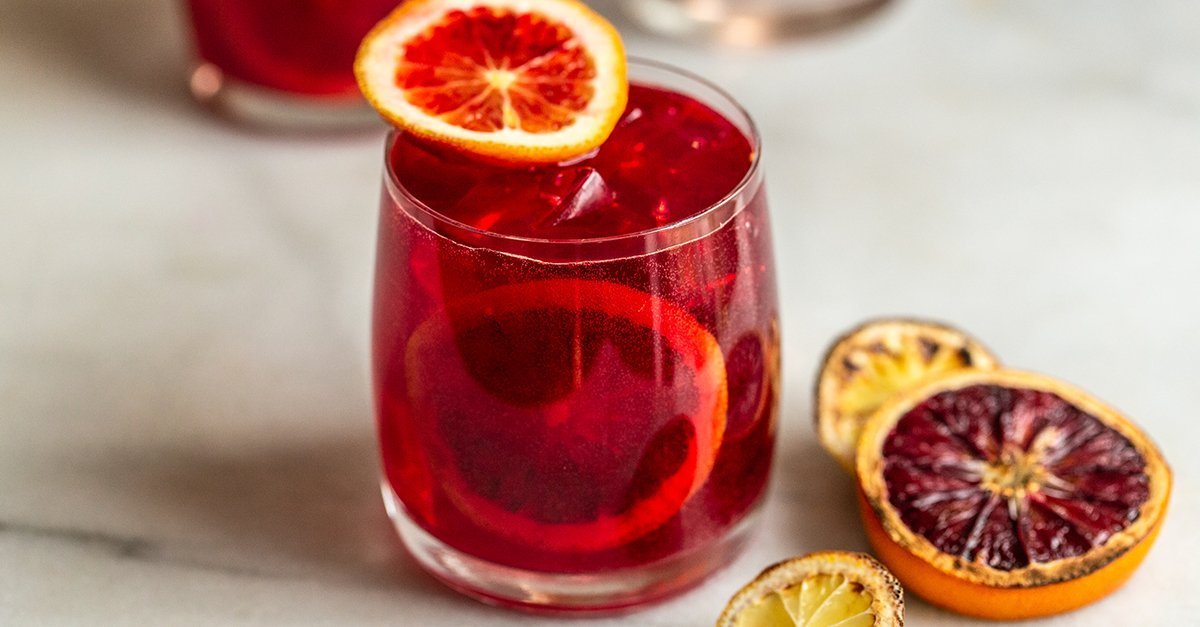 Charred Citrus and Beet Vodka Tonics - Miss Allie's Kitchen
