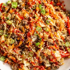Venison Egg Roll In A Bowl - Miss Allie's Kitchen
