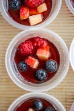 Sangria Wine Jello Shots - Miss Allie's Kitchen