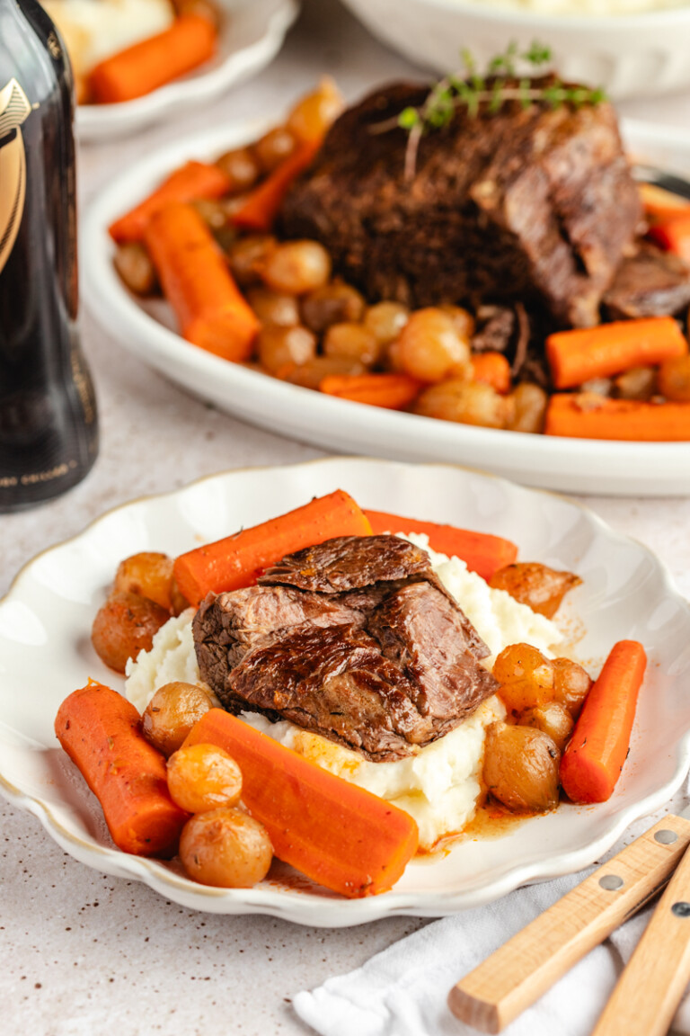 Beer Braised Venison Roast - Miss Allie's Kitchen